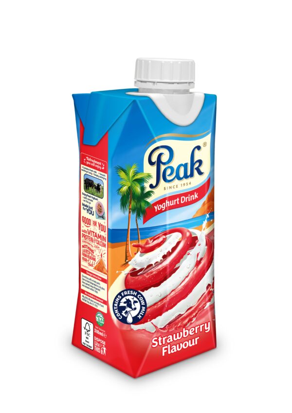 Peak Yoghurt Strawberry Drink( 24 x 90ml) 1 pack - Retail Space